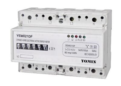 China Electronic Analog Display Active Three Phase Energy Meter 7P 3P3W for sale