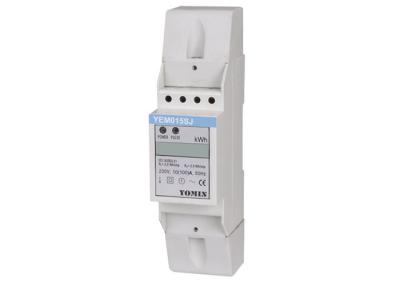 China Office / Shopping Mall / Airport Use Din Rail Watt Hour Meter / Electricity Energy Meter for sale