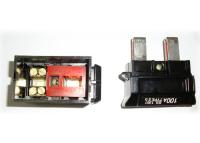 China 60/80A 1P Resin Cut Out Fuse Series With Black Bakelite IEC Safety Standards for sale