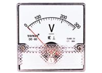 China Class 2.5 80 Size Dc Voltage Meter ,  Analog Moving Iron Ammeter AC for sale
