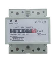 China CE Certificate Single Phase Energy Meter For Measure Active Energy Consumption for sale