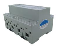 China Small Volume Accuracy Class1.0 3 Phase Electricity Meter 35mm Din Rail With Counter 6 Display for sale