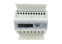 China DIN RAIL Remote Controls Din Rail KWH Meter Modbus 7 Modules Four Wire for sale