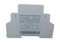 China YEM015SS KWh Pulse Output Single Phase Din Rail Energy Meter With Analog Display 60A for sale