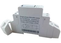 China YEM015SS KWh Pulse Output Single Phase Din Rail Energy Meter With Analog Display 60A for sale