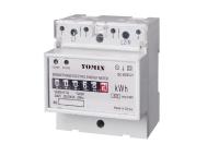 China Electronic DIN Rail YEM011TG Single Phase Energy Meter Cyclometer Display 110V / 220V for sale