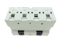 China 7 Module 4 Wire Three Phase Power Meter CT Connection Din Rail KWH Meter for sale