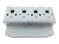 China Multi Rate Active 3 Tariff Din Rail Modbus Protocol 3 Phase Electricity Meter 3 * 230 / 400V 100A for sale
