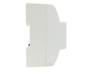 China 4 Modules Small Size Single Phase Energy Meter 50A KWH LCD Display Din Rail for sale