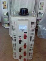 China Single Phase Output 0-250V Variac Voltage Regulator Transformers TDGC2-15K for sale