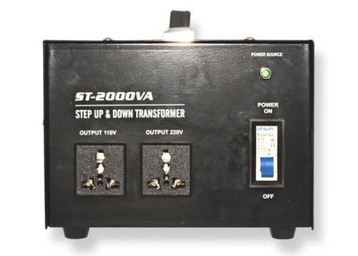China 110v - 220v Voltage Converter 2000W Step Up And Step Down Transformer for sale