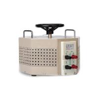 China Pale Yellow AC Single Phase TDGC2J-3  IP20 Variac Voltage Regulator for sale