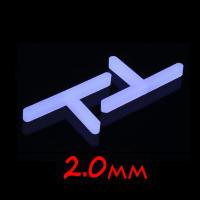 China 1.0T-type ceramic  tile leveling tool ceramic tile slot positioner plastic tile spacer for sale