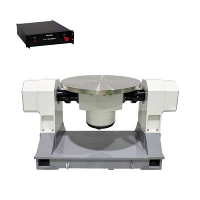 China 2D Micro Stepping Turntable 160kg Payload Dual Axis Rate Table With Big Tabletop for sale