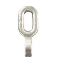 China Anti Corrosion Connecting Fittings Double Eye Link Galvanized For PV Wind Power for sale