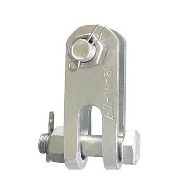 China Z Type Link Plate Galvanized Right Angle Hanging Plate High Tensile Pole Line Fittings for sale