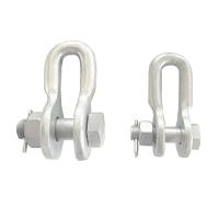 China Adjustable U Shape Shackle Hot Dip Galvanized Steel Overhead Power Line Hardware for sale