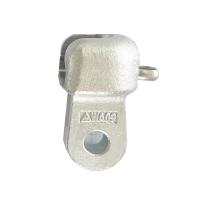 China ﻿Silver Transmission Line Clevis Fitting Hot Dip Galvanized Forged Steel for sale