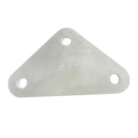 China Electrical Double Cable Triangular Yoke Plate High Strength Corrosion Resistant for sale