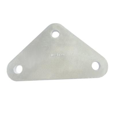 China Electrical Double Cable Triangular Yoke Plate High Strength Corrosion Resistant for sale
