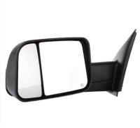 China Weatherproof Black Side View Mirrors Car Exterior Mirror Plane Glass For Dodge Ram for sale