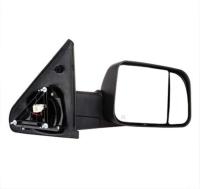 China Weatherproof Black Side View Mirrors Car Exterior Mirror Plane Glass For Dodge Ram for sale