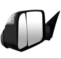 China Weatherproof Black Side View Mirrors Car Exterior Mirror Plane Glass For Dodge Ram for sale