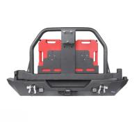 China Jeep Wrangler JK Rear Off Road Bumpers 100*50*30cm Carbon Black for sale