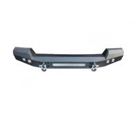 China Jeep Wrangler Rock Crawler Front Off Road Metal Bumpers 63*16in Carbon Black for sale