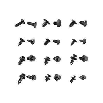 China Nylon Car Clips Push Retainer Pins Kit White Black Blue for sale