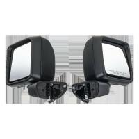 China Black Car Exterior Accessories Adjustable Rotation Outside Auxiliary Blind Spot Mirror For Jeep Wrangler for sale