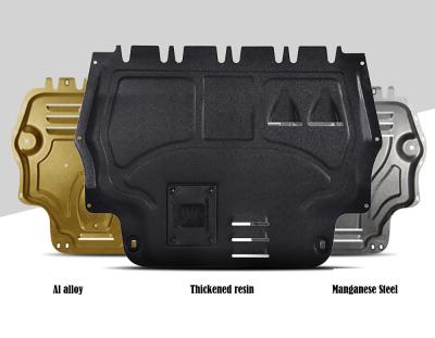China Golden Car Exterior Accessories Universal Front Al Car Skid Plates for sale