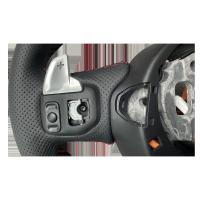 China Black Silver Wheel Accessories Jeep Wrangler Car Steering Wheel Shift Paddle for sale