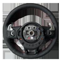 China Black Silver Wheel Accessories Jeep Wrangler Car Steering Wheel Shift Paddle for sale