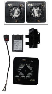 China ALFA Black Plastic Blind Spot Monitoring System Ram Model for sale