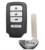 China Honda Keyless Entry Vehicle Remote Key Car Smart Key Fob 6.6*3.6CM 4 Buttons for sale