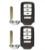 China Honda Keyless Entry Vehicle Remote Key Car Smart Key Fob 6.6*3.6CM 4 Buttons for sale