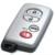 China 15*5*3CM Remote Vehicle Starter System Car Smart Key  Keyless Entry System for sale