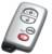 China 15*5*3CM Remote Vehicle Starter System Car Smart Key  Keyless Entry System for sale