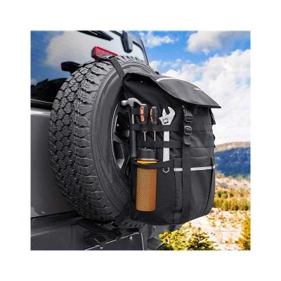 China Multi-Pockets Backpack Waterproof Car back Cargo Carrier Trailer cover Traveling Bag Storage for sale