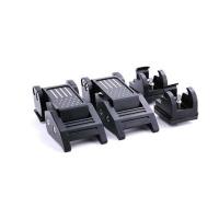 China Stainless Black Lock Car Accessories Steel Locking Hood Latch Catch Kit For Jeep Wrangler JK for sale