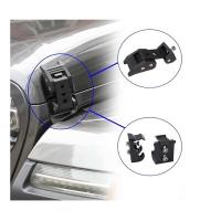China Stainless Black Lock Car Accessories Steel Locking Hood Latch Catch Kit For Jeep Wrangler JK for sale