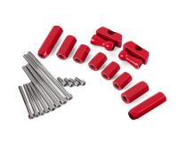 China Red Black Steel Grab Handles Kit Car Interior Accessories For 07-18 Wrangler for sale