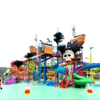 China Safety Outdoor Pirate Ship Playground For Family  Environmental Friendly for sale