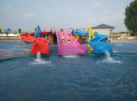 China 200m2 Area Wide Family Water Slide For Children Easy Installation for sale