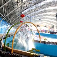 China 200 People Capacity Outdoor Lazy River With Concrete Pump Materials Regular Maintenance for sale