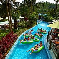 China Tranquil Serenity Water Park Lazy River Oasis with Waterfalls / Caves  All Ages for sale