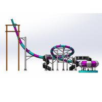 China Customization Commercial 4 Person Water Slide Adventure Fun Big Capacity Thrill Slide for sale