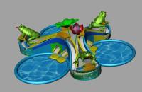 China Custom Color Outdoor Recreation Inflatable Water Park For Adults for sale