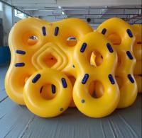 China Inflatable Water Partk Four Person Floating Tube Swim Ring for sale